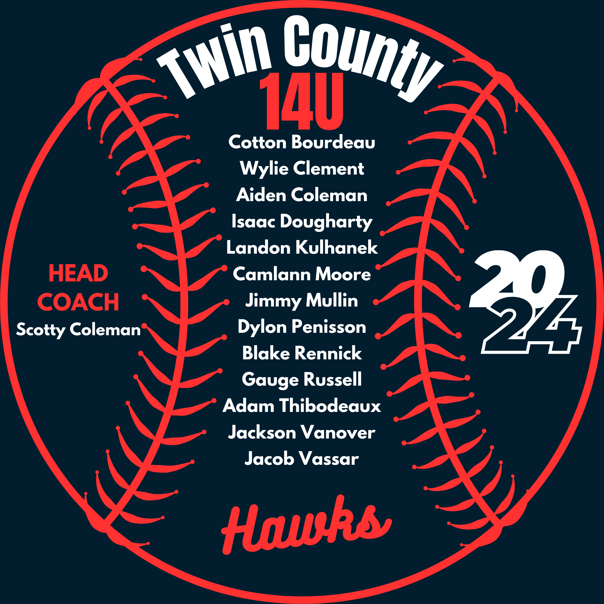 Hawks 14U 2024 Baseball – wecancrew